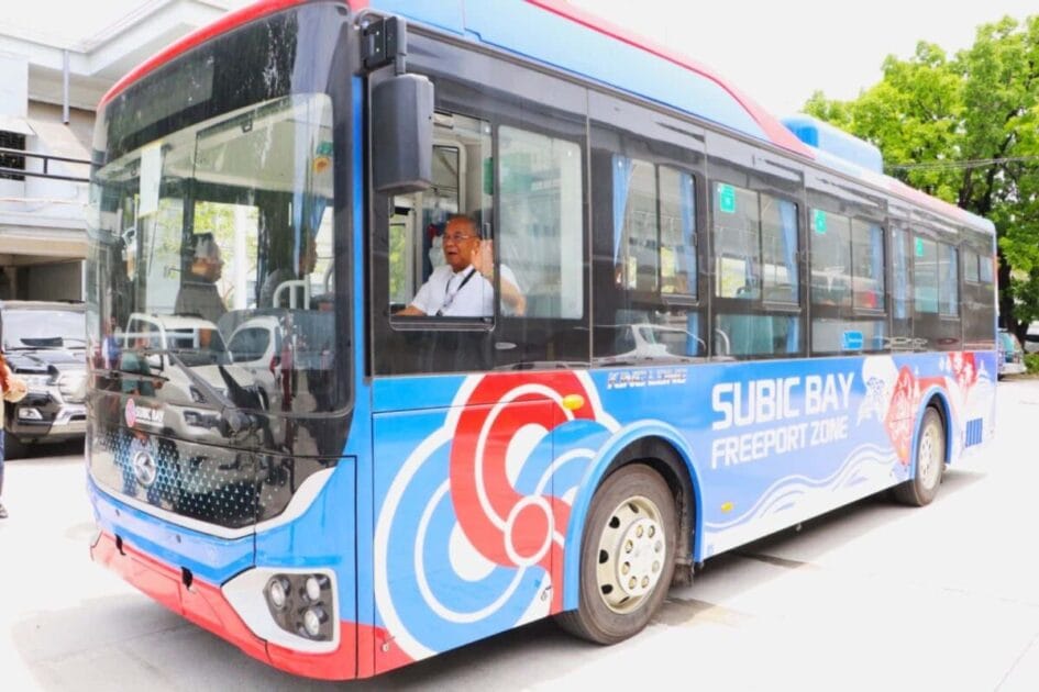 Subic Bay Freeport Launches Pure Battery Electric Buses - Filipino Kami